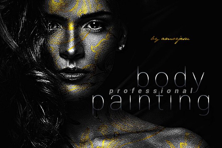 Professional Body Painting Photoshop Action (514767) | Add ons | Design ...