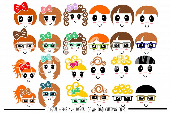 Faces SVG / DXF / EPS / PNG files