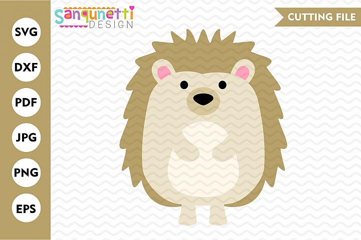 Hedgehog svg file. woodland cutting file