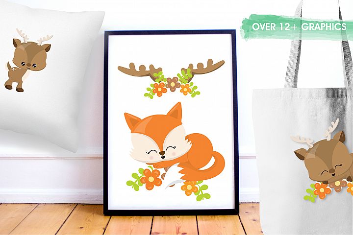 Spring Animals graphics and illustrations