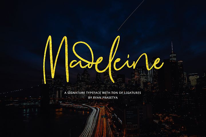 Madeleine Signature Font (60816) | Script | Font Bundles