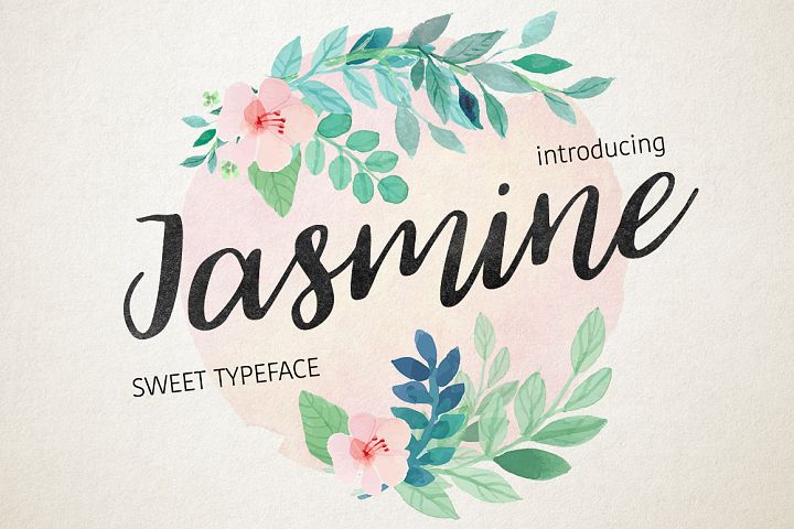 Jasmine (11296) | Script | Font Bundles