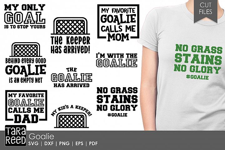 Goalie - Sports SVG and Cut Files for Crafters