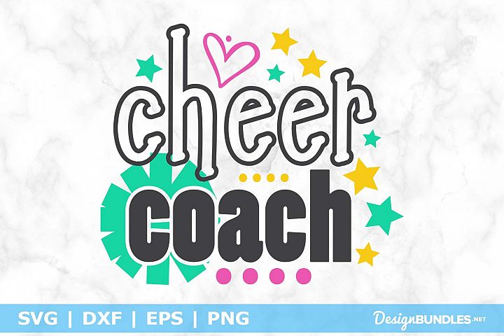 Cheer Coach SVG File
