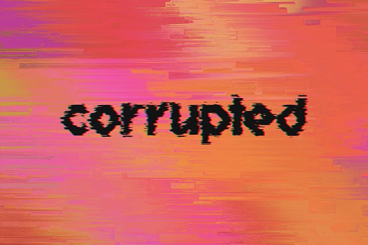 Corrupted - 15 Glitched Backgrounds Pack
