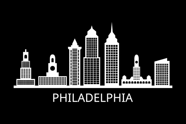 Philadelphia skyline (241960) | Illustrations | Design Bundles