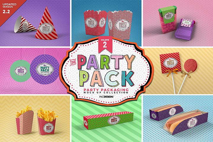 The Party Pack Mockup Collection VOLUME 2