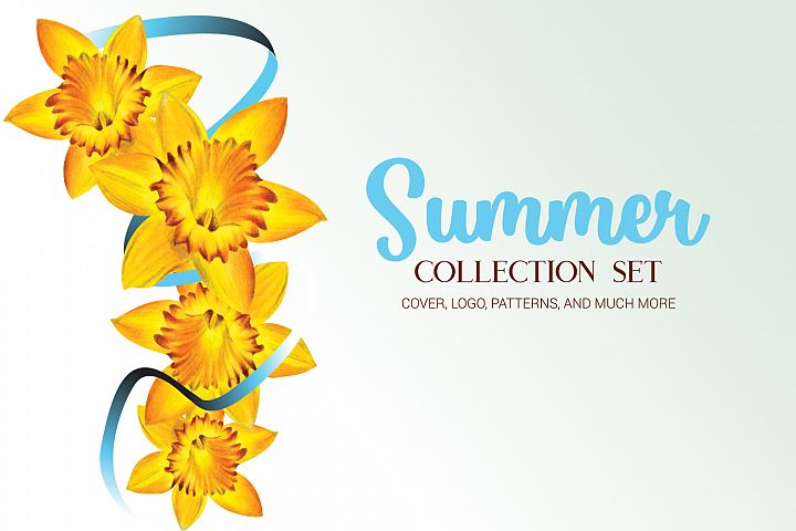 Summer Collection Set (21419) | Illustrations | Design Bundles