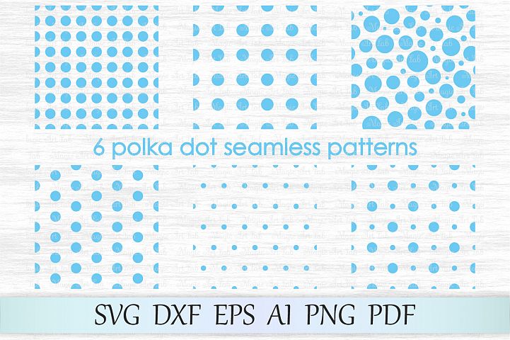 Polka dot seamless pattern, Polka dot pattern svg, Polka dot (68191 ...