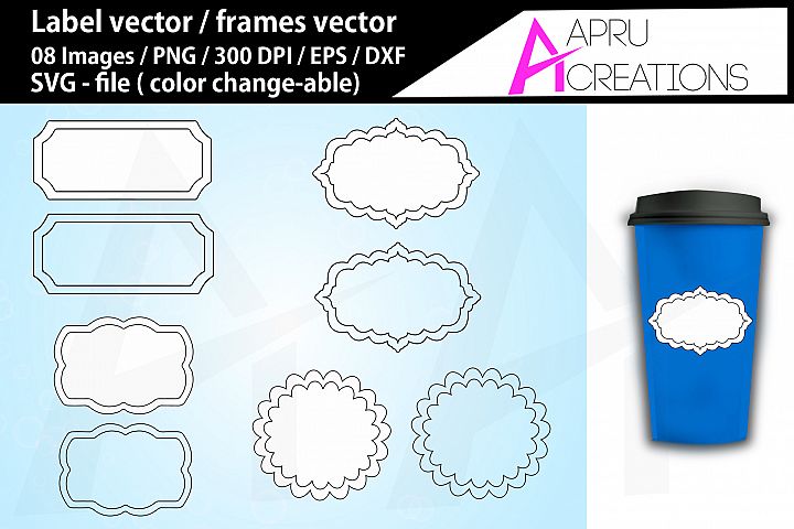 label svg / frames svg / vector labels / vector frames