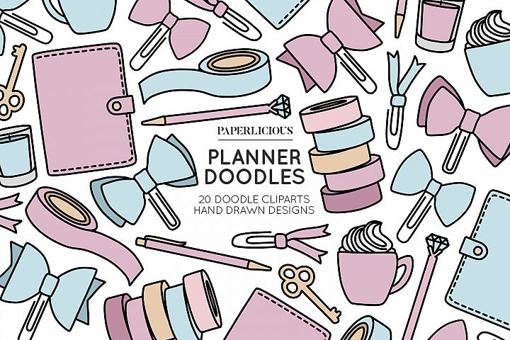 Planner Doodle Cliparts
