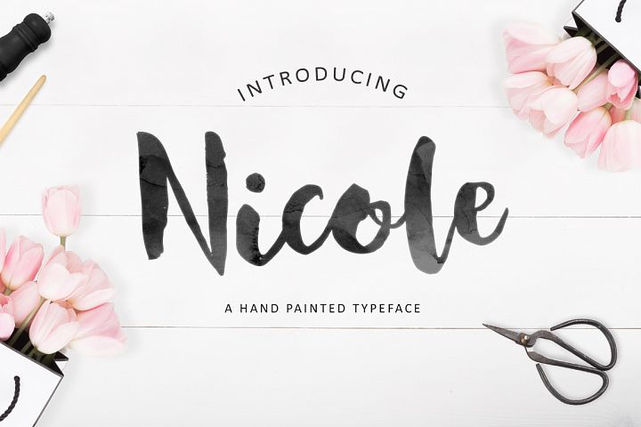 Nicole Script (585) | Script | Font Bundles