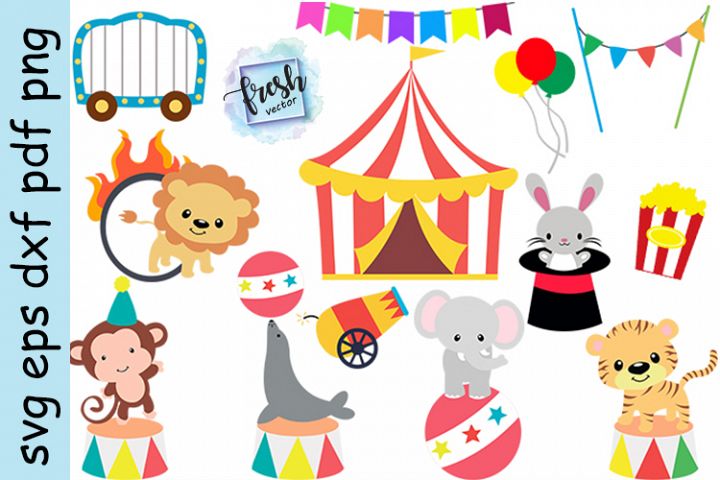 Circus Animal Svg Circus Animal Clipart