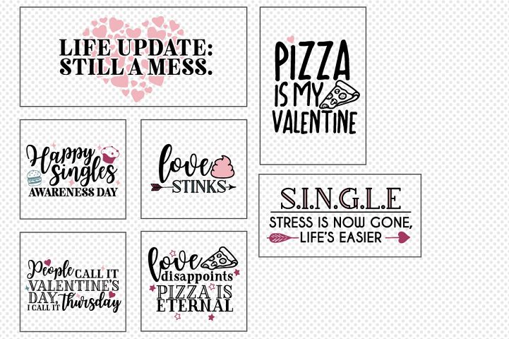 Single and Fabulous Anti-Valentine's Day Quote Bundle