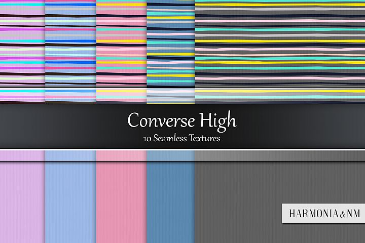 Converse High 10 Seamless Textures (355055) | Backgrounds | Design Bundles