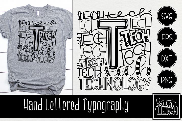 Tech Technology Typography