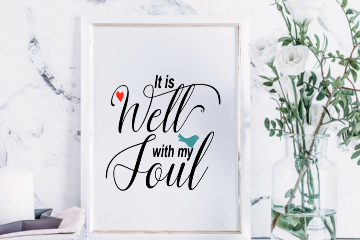 It is well with my soul wall art Print Printable Christian Faith ...