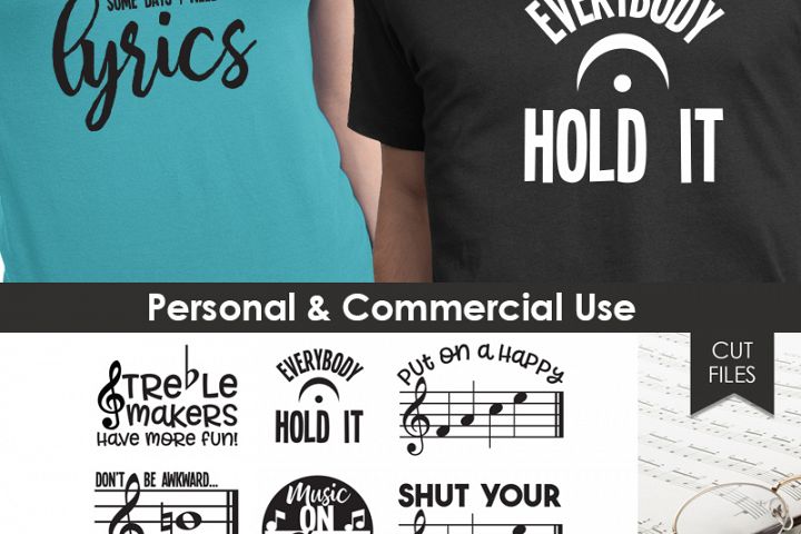 Music Humor - Music SVG & Cut Files for Crafters