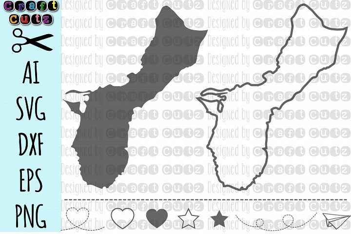 GUAM svg, State svg Files, Guam Vector, United States svg, State Clip ...