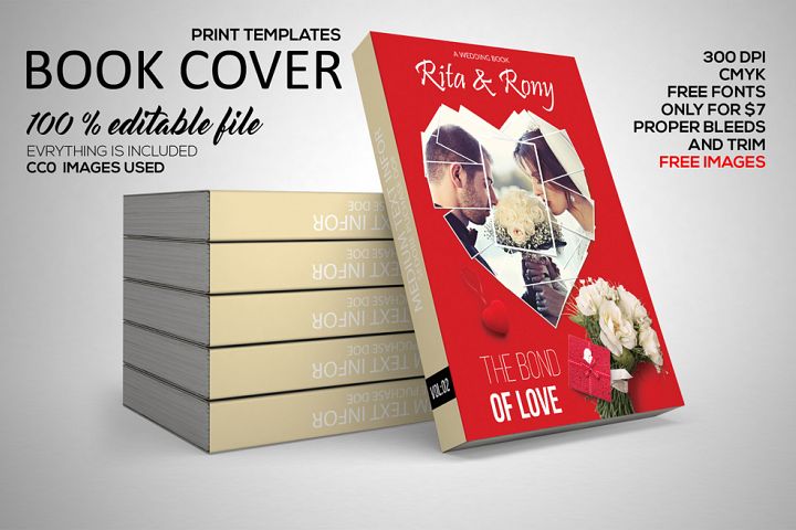 Love Story Book Cover (64014) | Book Publishing | Design Bundles