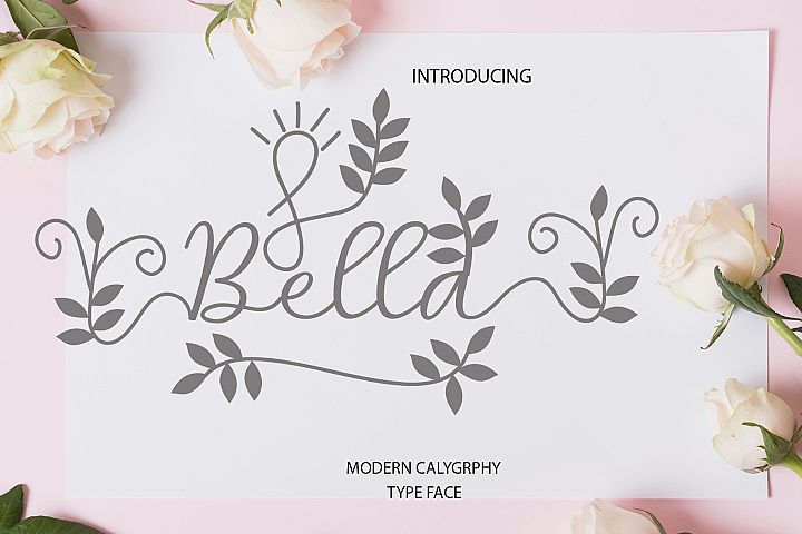 Bella Script (346680) | Script | Font Bundles