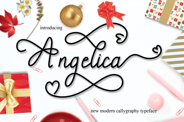 Angelica signature script (383122) | Calligraphy | Font Bundles