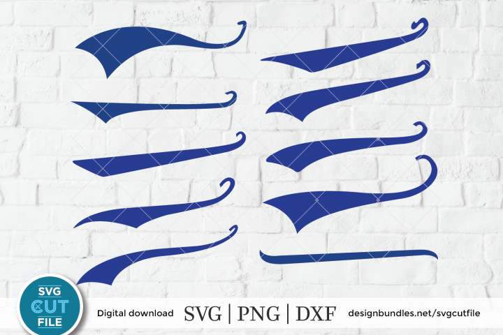 Swoosh SVG, Swish SVG, Text Tail SVG, Swash SVG (274782) | Cut Files ...