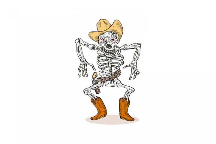 Skeleton Cowboy