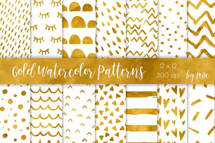 Gold & Metallic Patterns