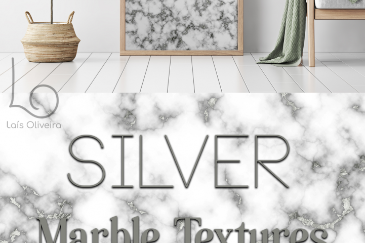 Silver Marble Textures