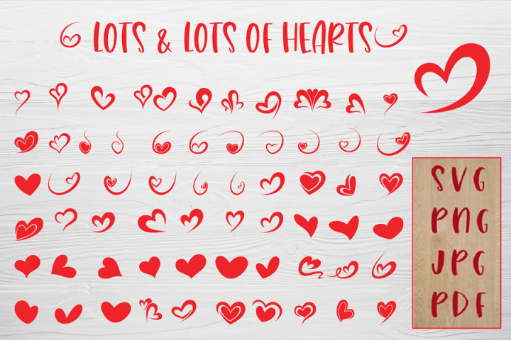 LOTS & LOTS OF HEARTS