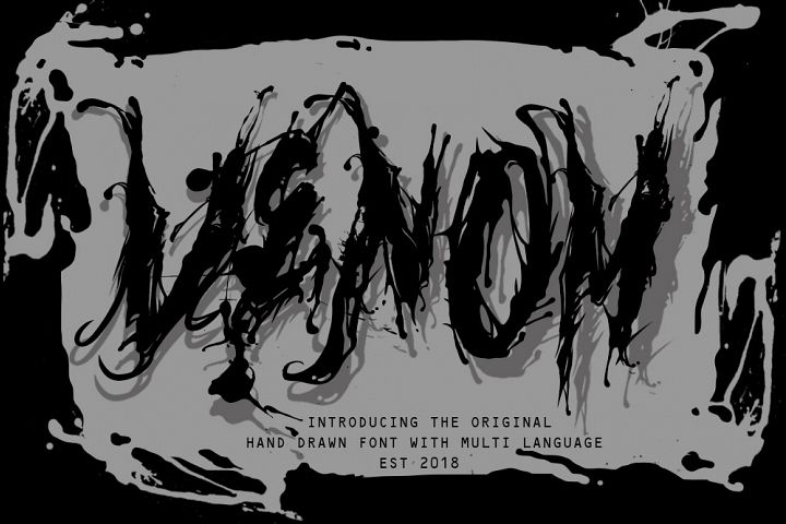 venom font (120483) | Foreign | Font Bundles