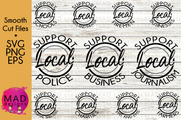 Bundle - 11 Files - Support Local - SVG, PNG, EPS (366146) | SVGs ...