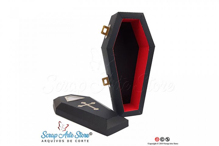 Box Vampire casket halloween Cut Files