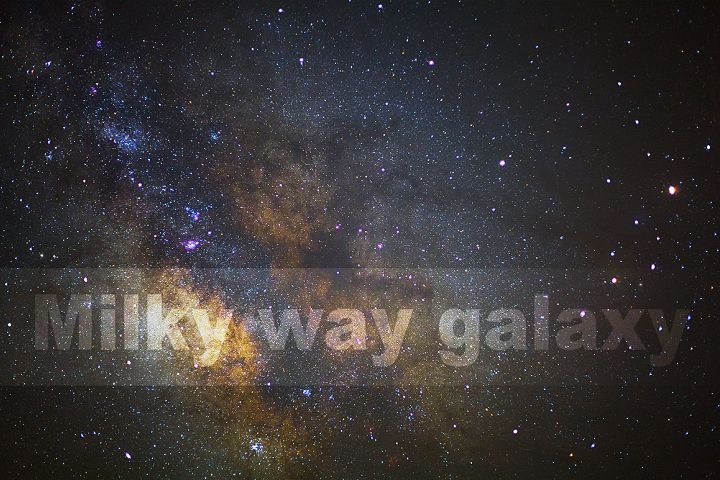 Milky way galaxy ,High Resolution 10000px