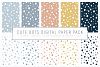 Cute Dots Digital Paper Pack - Seamlessly tiling patterns (137640 ...