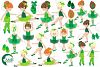 Irish dancers, Ballerina clipart, Ballet dancers in green, graphics and ...