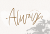 Always - A Handwritten SVG Script Font (258667) | Regular | Font Bundles