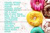 Donut Worry - Hand lettered crafting font (214434) | Handwritten | Font ...