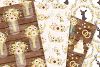 Ivory and Gold Wedding Digital Paper - Ivory Rustic Wedding Deer ...