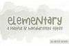 Elementary Font