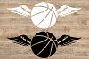 Basketball Wings svg valentine's day Angel feathers 1198s (194085 ...