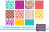 Summer Dahlia Digital Paper Set Scrapbook Paper Floral Scrapbook Paper ...