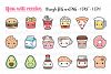 Perfect match clipart set - Kawaii food - Best Friend - Love (520206 ...