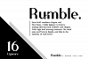 Rumble//Elegant Typeface