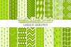 Green Arrows digital paper, Green Arrow patterns, tribal, archery ...
