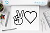 Peace Love Bundle SVG, Peace Symbol Svg, Peace Sign Mandala.
