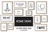 Home Sign set