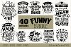 Funny SVG bundle 40 designs