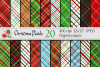 Christmas Plaids Digital Paper (43280) | Backgrounds | Design Bundles